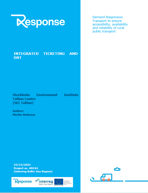 Integrated ticketing and DRT — Response